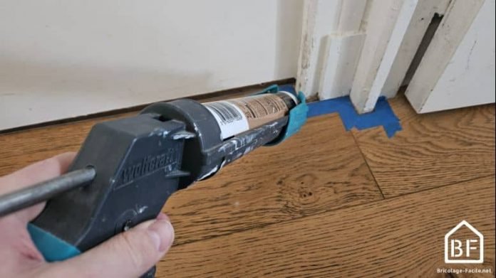 Comment appliquer un joint de finition parquet - Bricolage Facile
