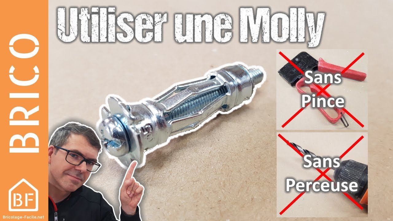 Comment utiliser une cheville Molly sans pince - Bricolage Facile
