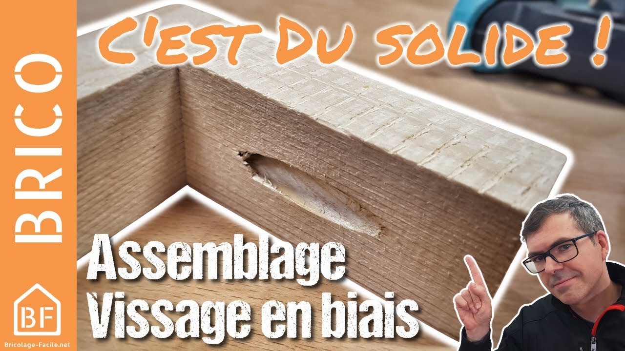 Vidéo : Comment réaliser un assemblage par vissage en biais - BF