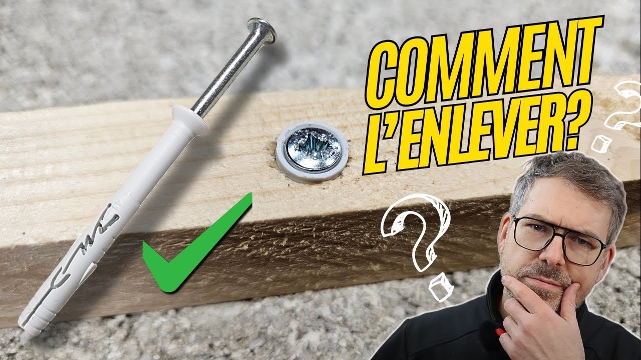 Comment enlever une cheville à frapper - Bricolage Facile